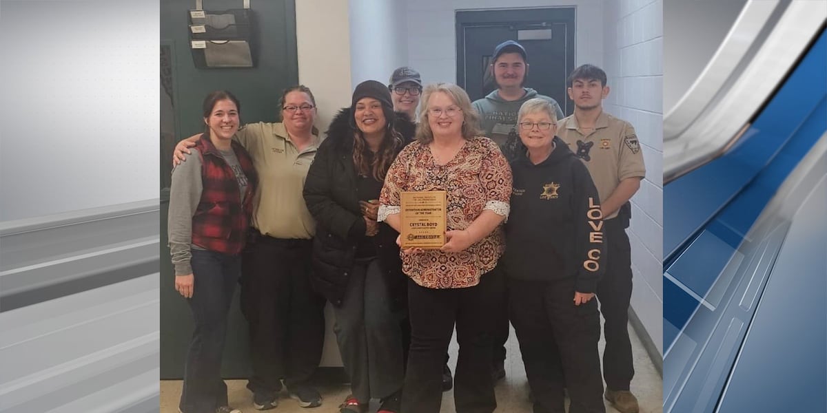 Love County Jail employee wins national award Love County Jail employee wins national award